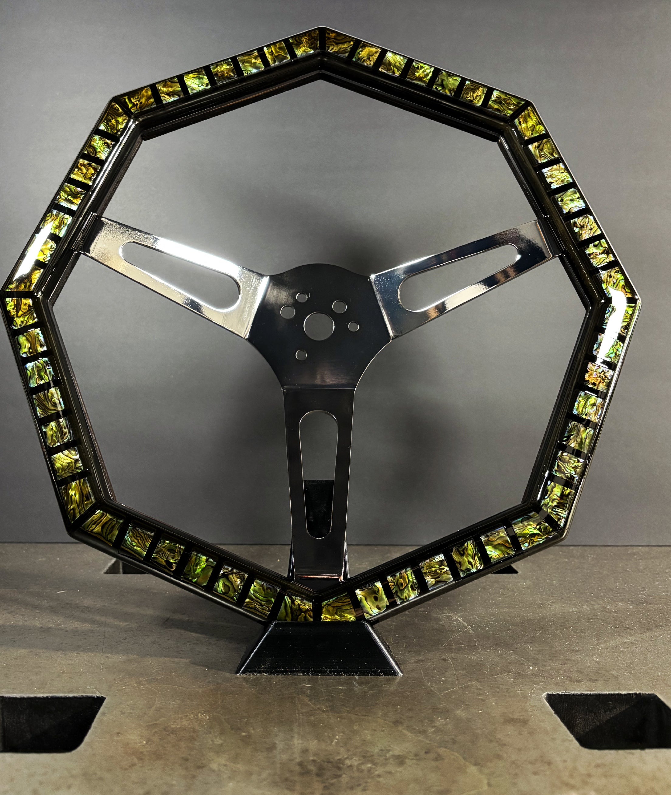 New Zealand Abalone Ultra Inlay Octagon - LAST ONE! – Big Ron's Wheels