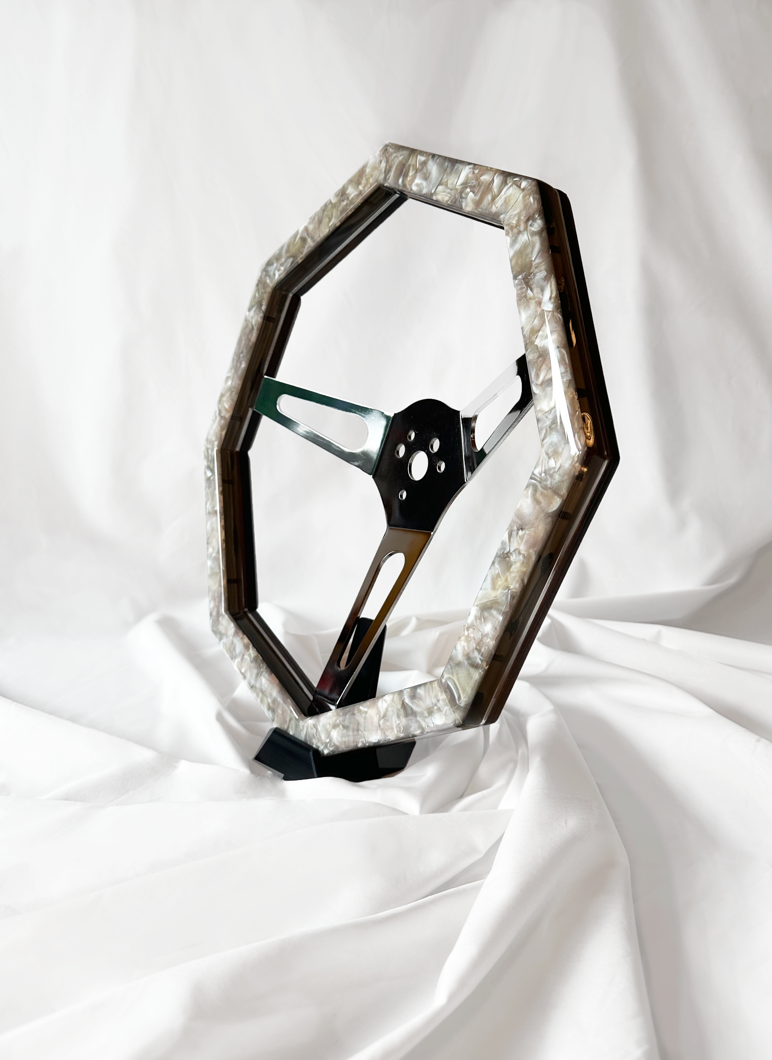White Water Iridescent Octagon – Big Ron's Wheels